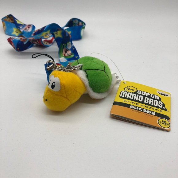 Accessories | Nintendo Super Mario Koopa Troopa Lanyard Keychain | Poshmark